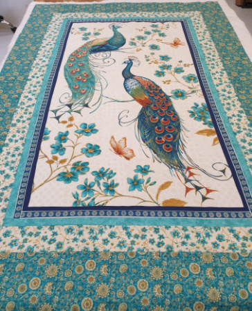 Peacock Quilt Verona Velvet Quilted Peacock Quilt Cover Separates